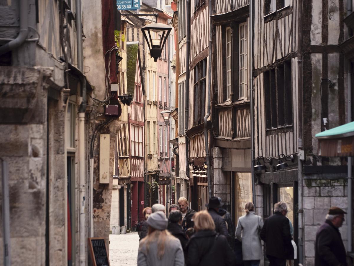 Les plus belles rues incontournables à Rouen