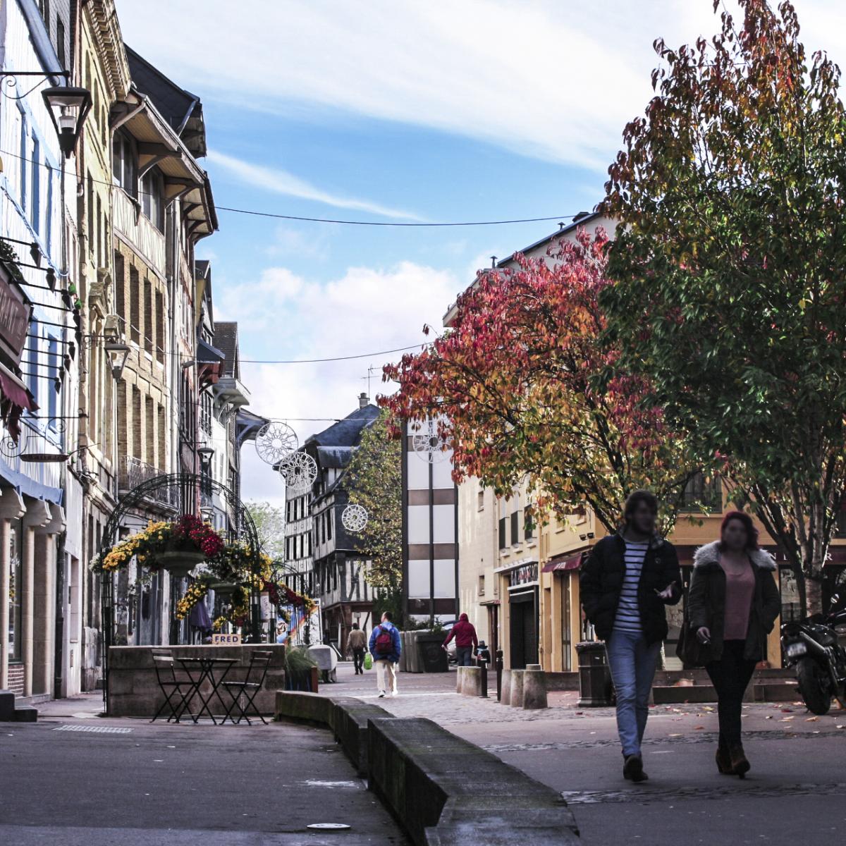 The most beautiful streets in Rouen