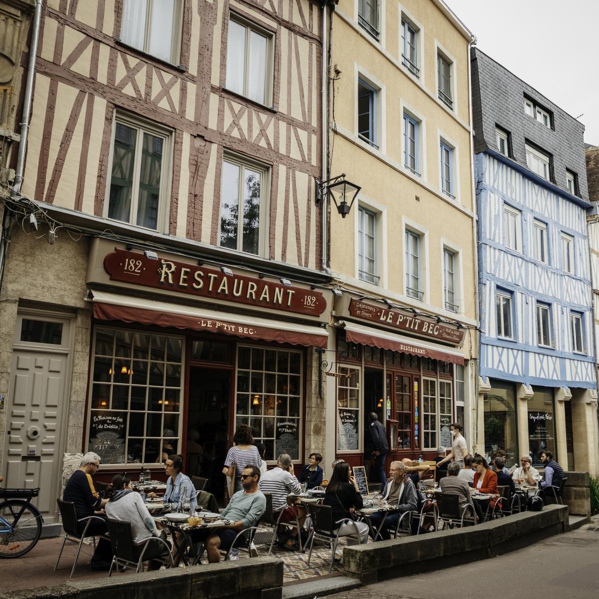 Les charmes de la rue Eau de Robec à Rouen